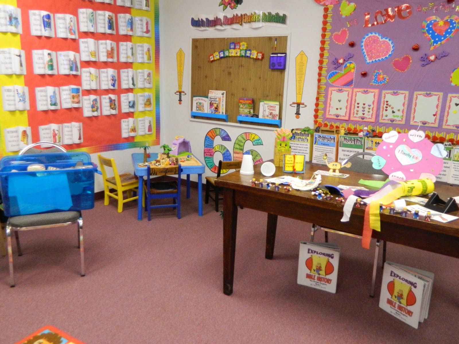 Hands On Bible Teacher: Classroom Changes Preparing for NEW MATERIALS!!!