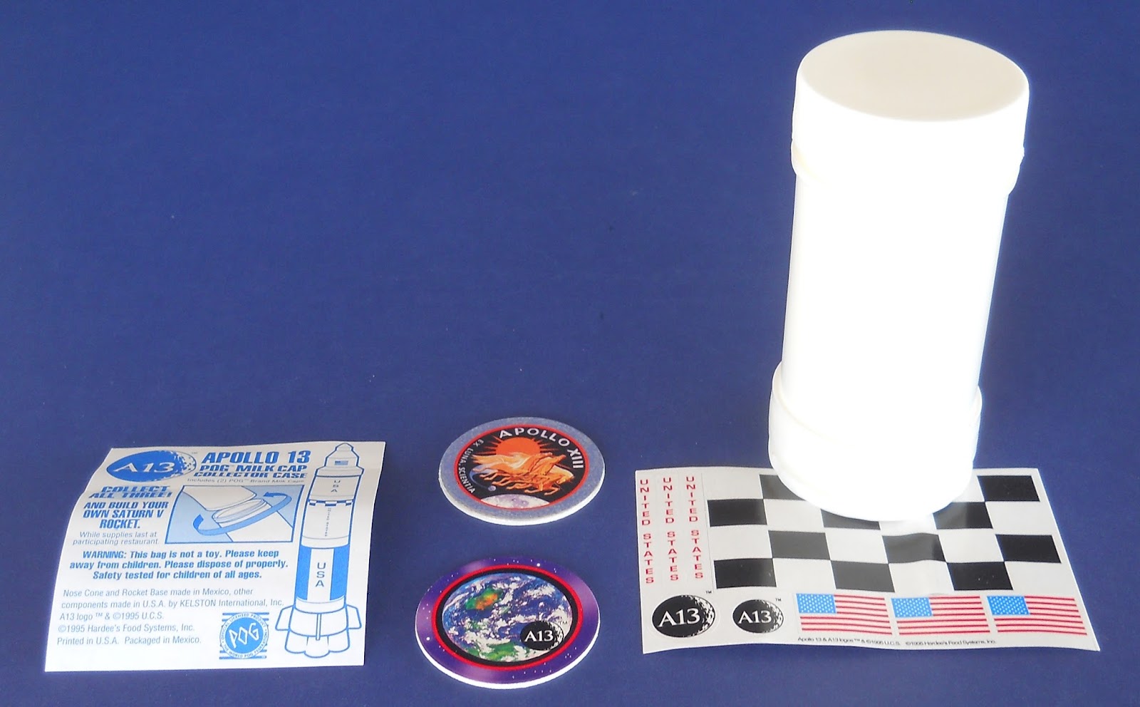 Toys and Stuff: Hardee's Apollo 13 Pog Collector Case - Stage 2
