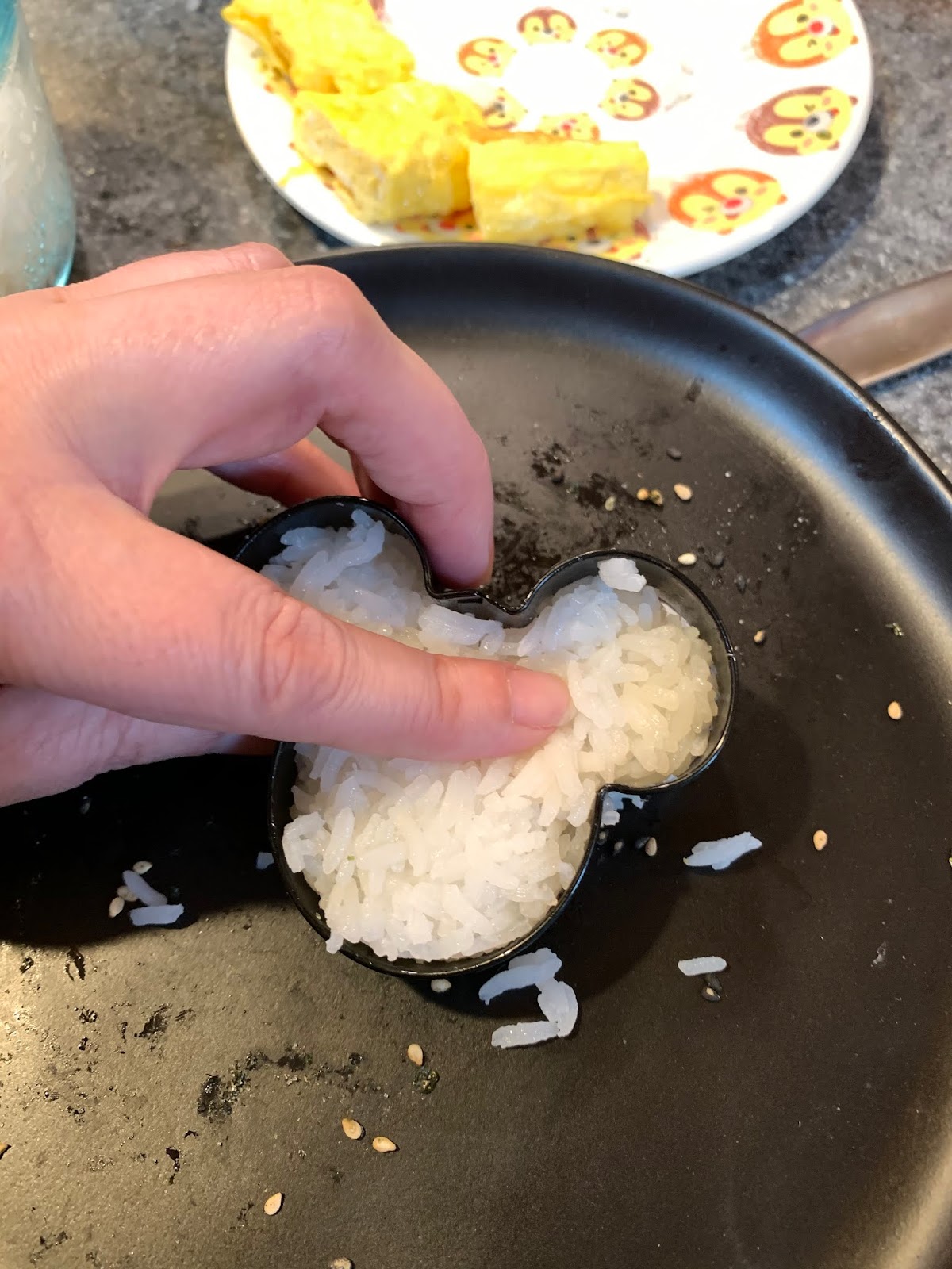 Mickey & Minnie Mouse Tamago Musubi - Gluten Free and The Mouse