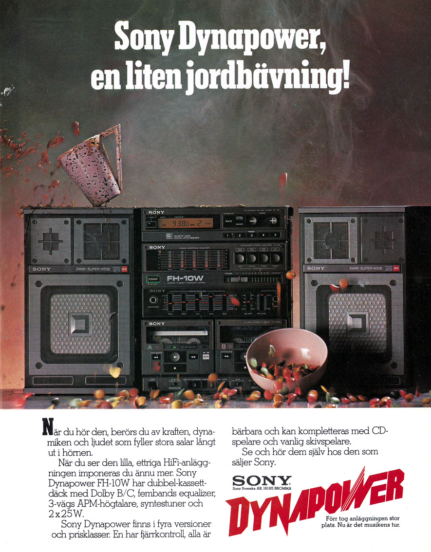 Farbror Punk minns sitt 80-tal: Sony Dynapower