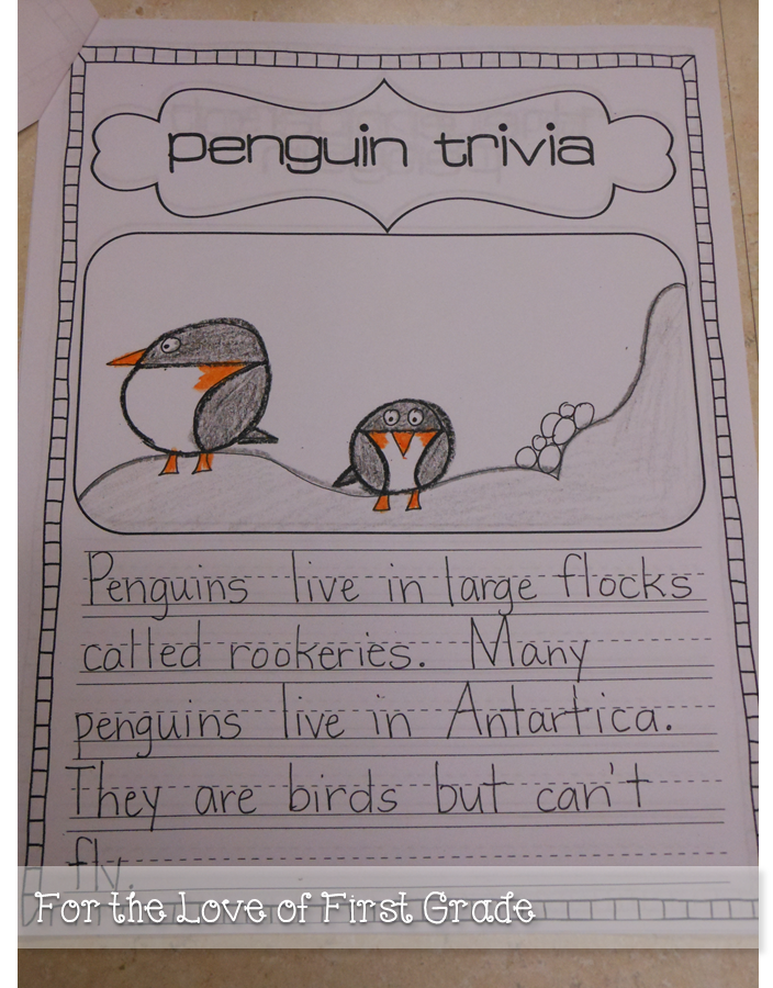 For the Love of First Grade: Plenty of Penguin Ideas and Printables
