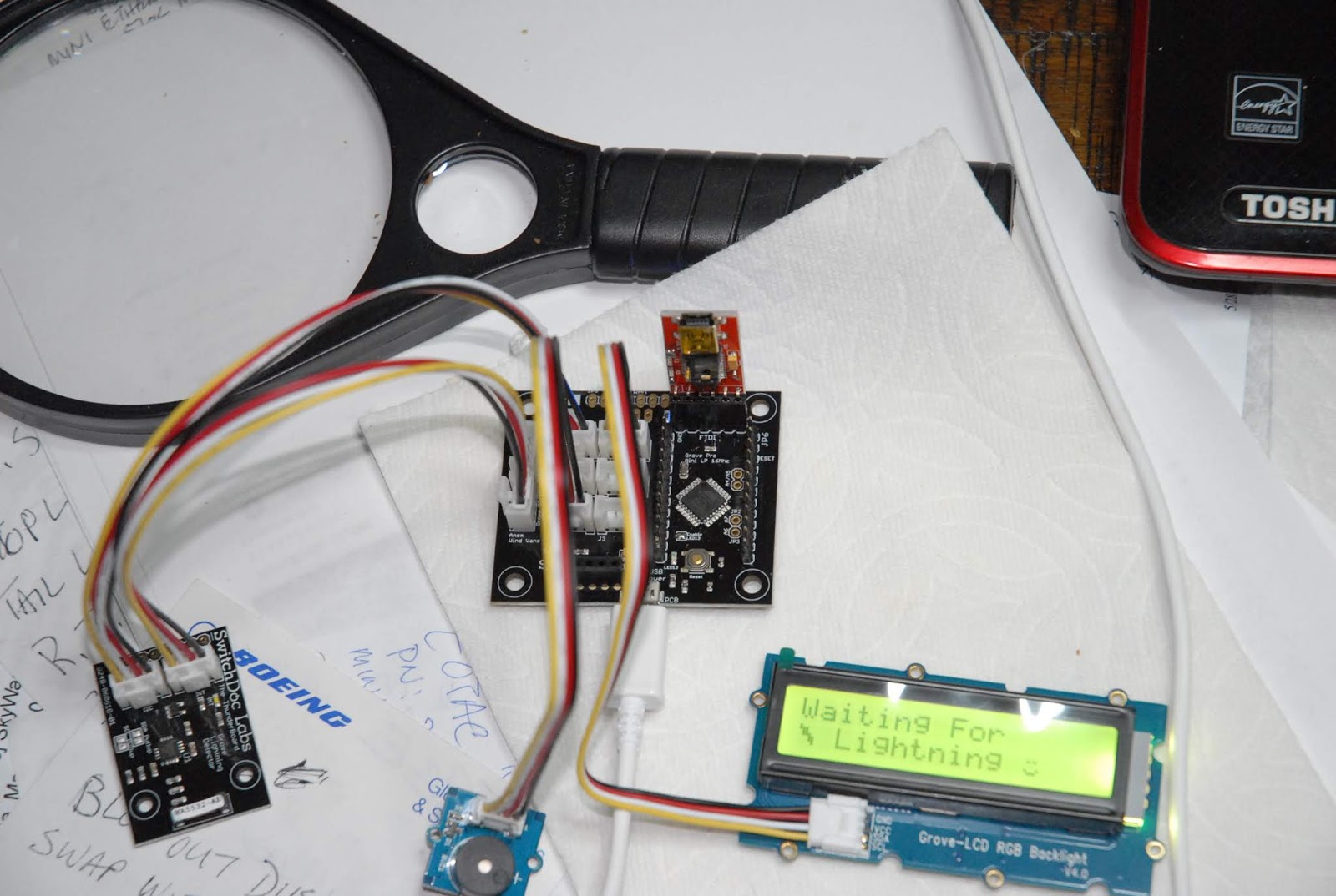 Every Blade of Grass: Arduino Based Lightning Detector