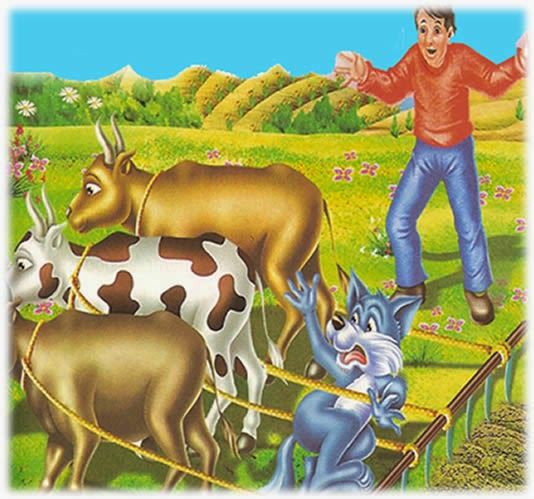 MI CUENTO DE CADA DÍA.: EL LOBO Y EL LABRADOR.