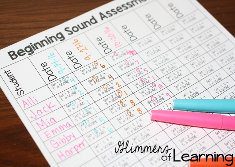 Need an Easy Beginning Sound Assessment? I've Got One For You ...