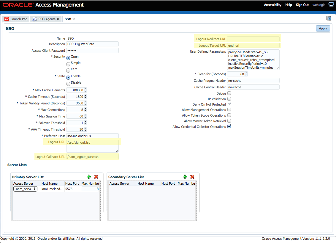 Oracle Fusion Middleware Security: Part 2: Custom Login and Logout with ...