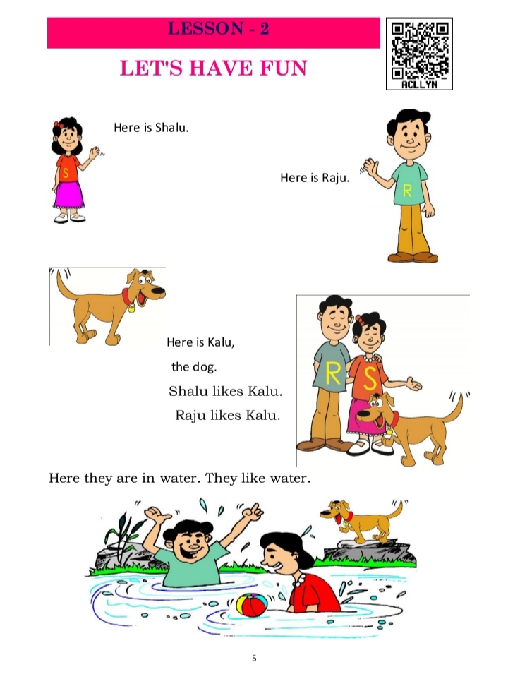 English class 4 Lesson 2 LET'S HAVE FUN