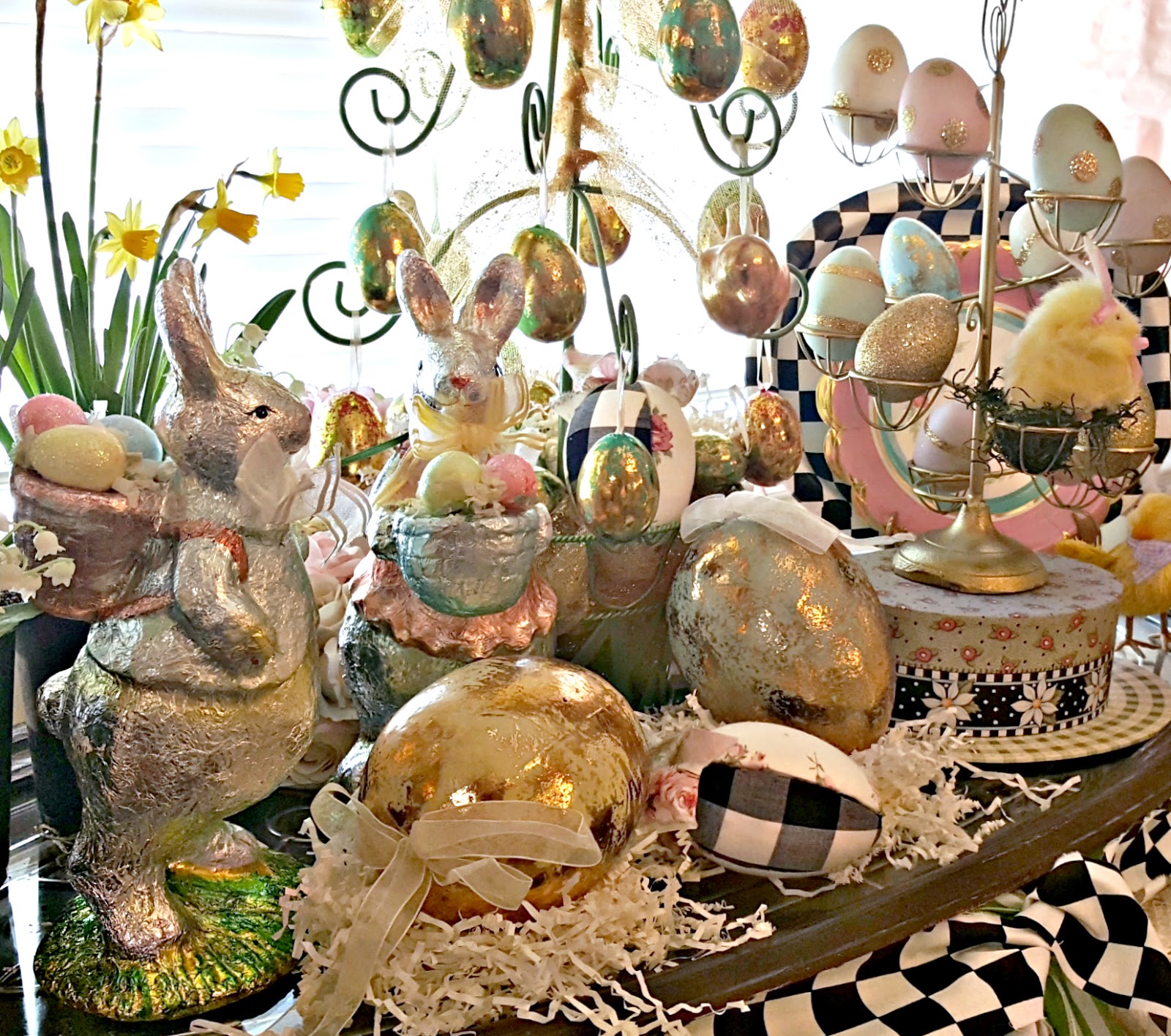 Penny's Vintage Home: MacKenzie Childs Style Easter Buffet