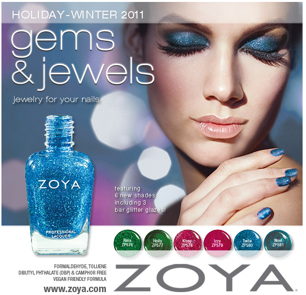 Lipgloss Break: Zoya Holiday Winter Collection 2011