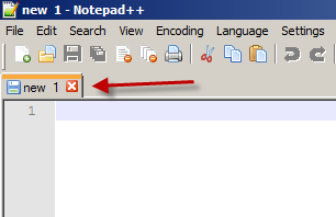 WeB LoG'S JuUiER: Notepad++ show close button on each tab