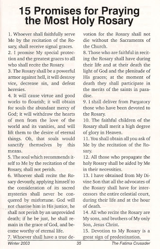 The Power of the Daily Rosary - Diamonds Taking Shape