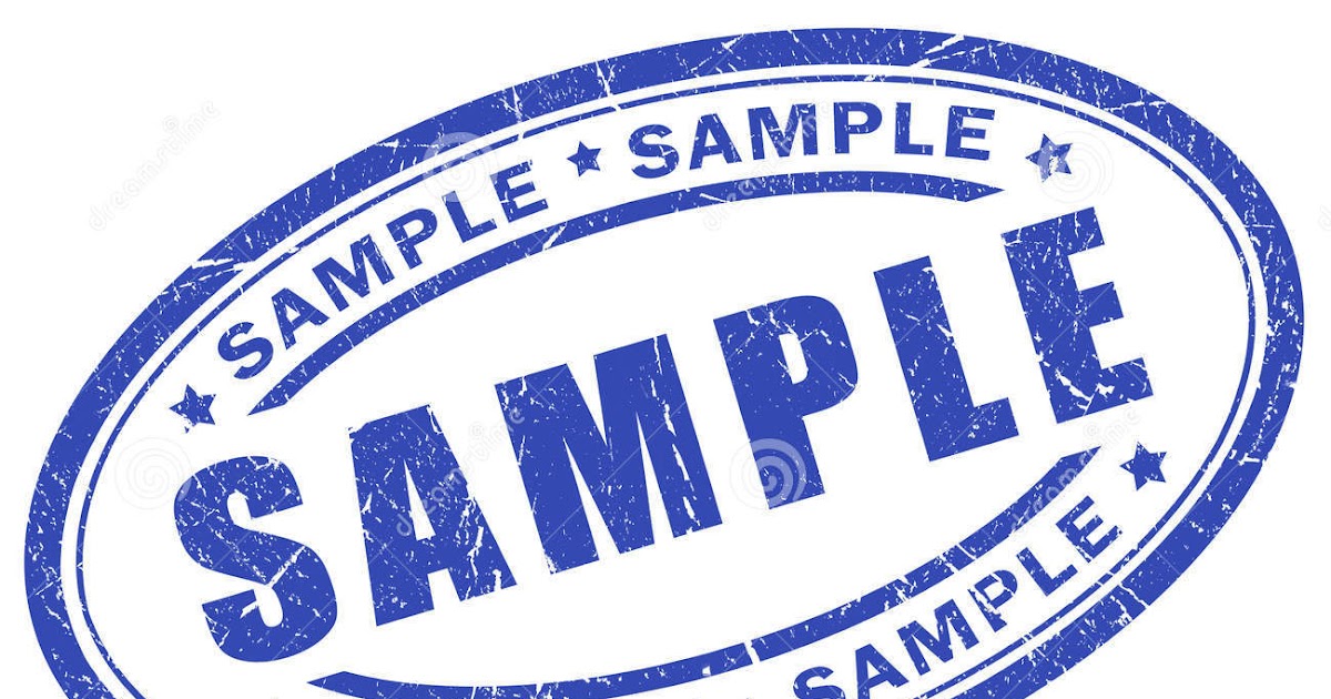 Sample Stamp Clipart - Birthday Letter