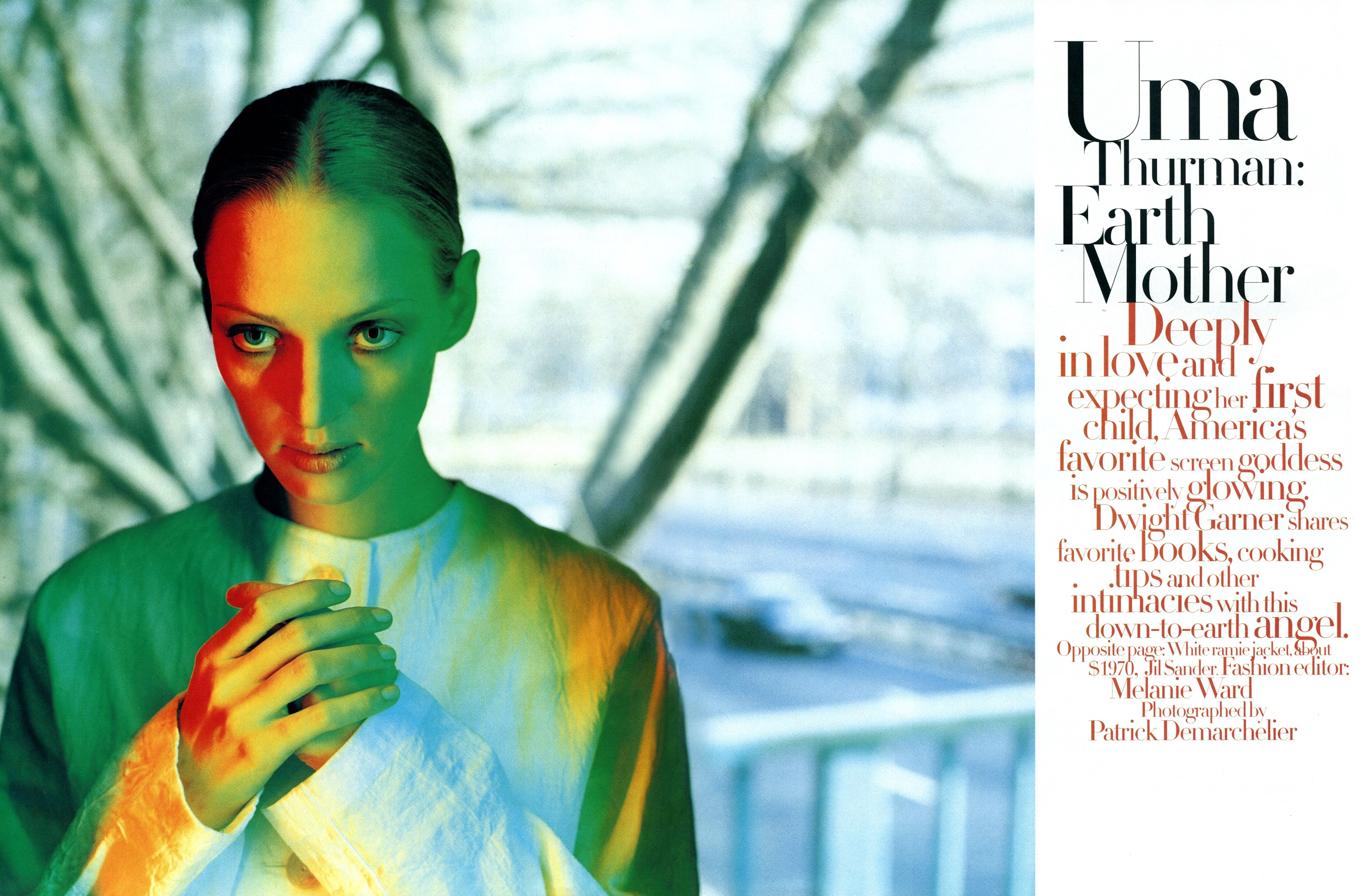 COVER STORY: UMA THURMAN: EARTH MOTHER