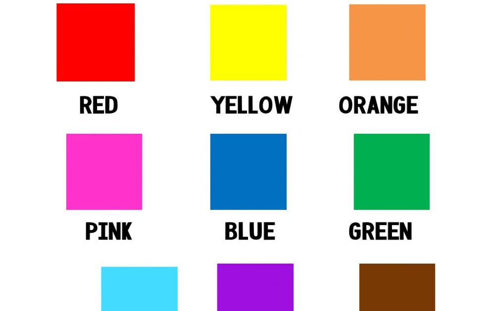 WE SPEAK ENGLISH TOO: COLOURS