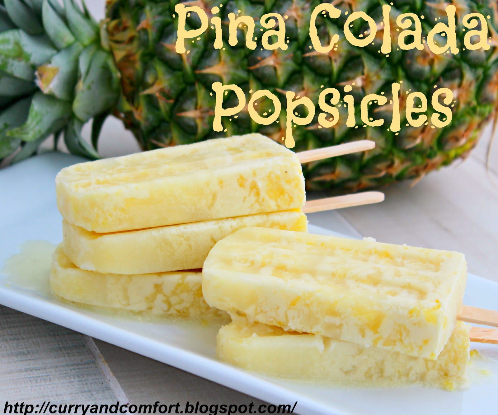 Kitchen Simmer: Pina Colada Popsicles