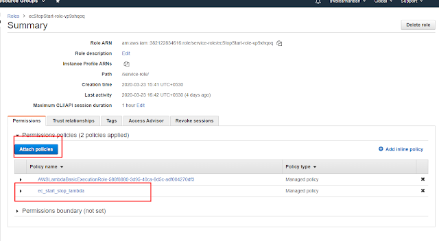 Aws Ec2 Instance Start Stop Using Aws Lambda Python