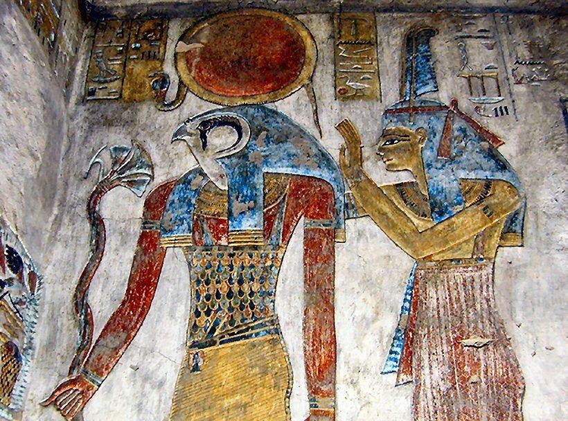 Cajón de Sastre Misterioso: MAAT Y RA-HORUS AKHTY - en el muro de Ta-mery