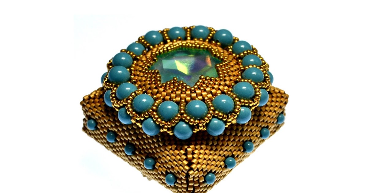 3 Exquisite Beaded Box Tutorials by Jean Power / The Beading Gem