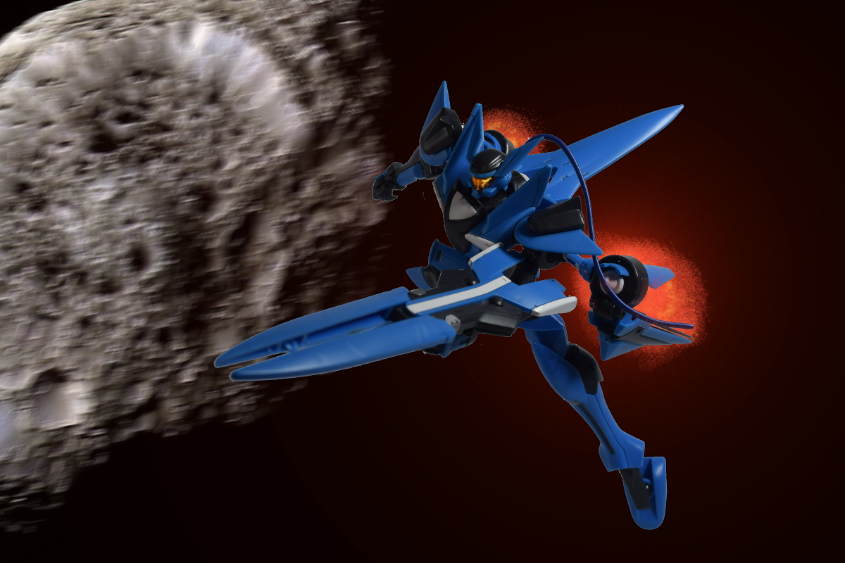 Elemental Cheese: Gunpla Review: 1/144 HG 00 Brave Commander Test Type