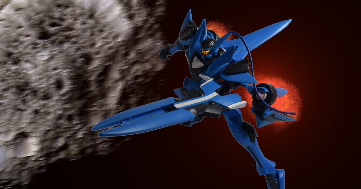 Elemental Cheese: Gunpla Review: 1/144 HG 00 Brave Commander Test Type