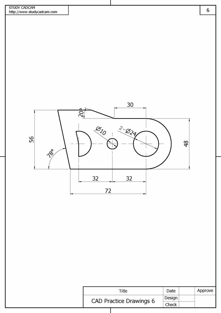 AutoCAD Practice Design #3