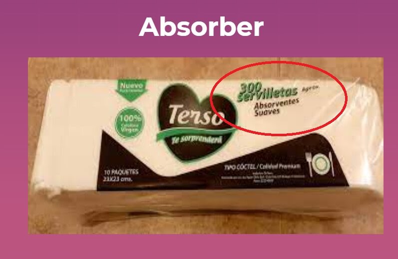 ¿Cómo lo escribo: absorber o absorver?