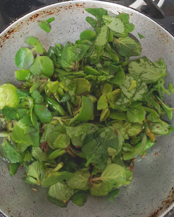 Veggie Platter: Doddapatre Thambuli / Thambli