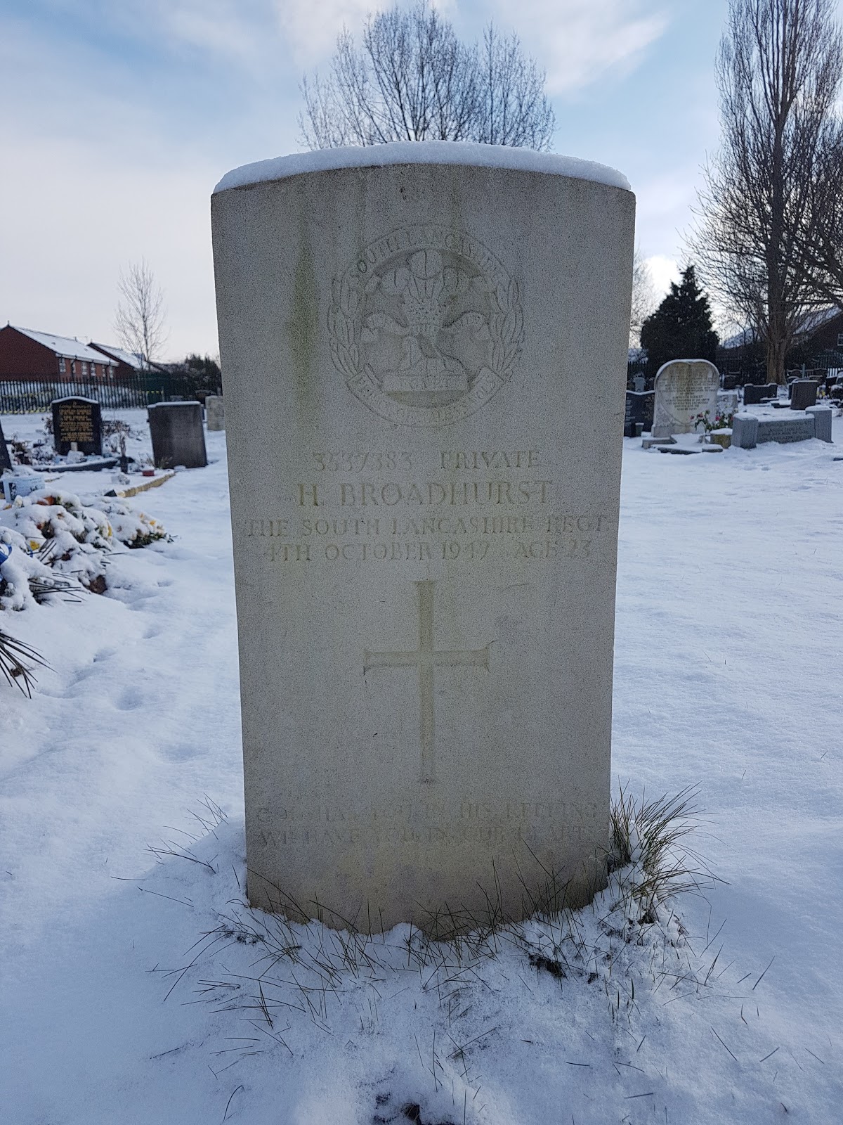 War Graves and Memorials: Stockport Cemetery and Crematorium.