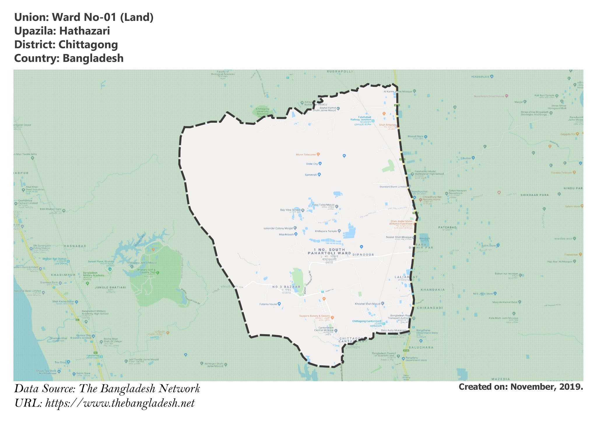 Ward No-01, Hathazari, Chittagong