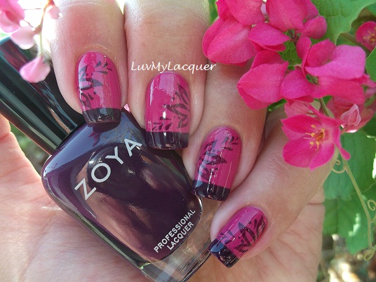 LuvMyLacquer: Zoya Areej & Lael Floral Mani