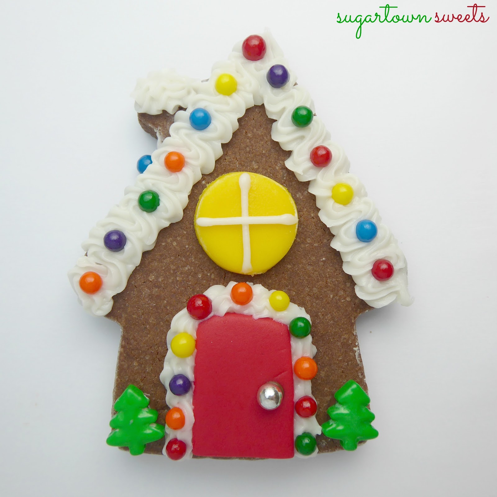 Sugartown Sweets: Christmas In July Chocolate Gingerbread House Cookies ...
