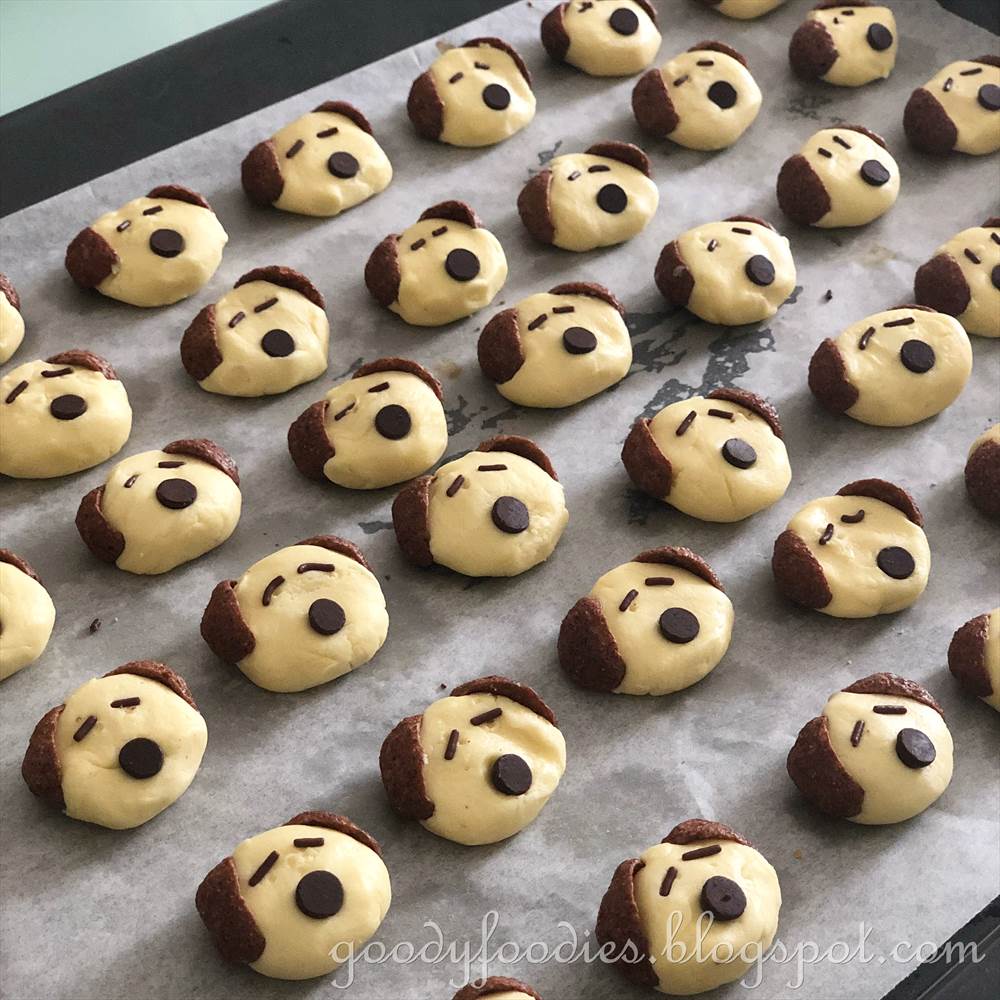 GoodyFoodies: Recipe: Cute Doggy German Cookies (CNY 2018)