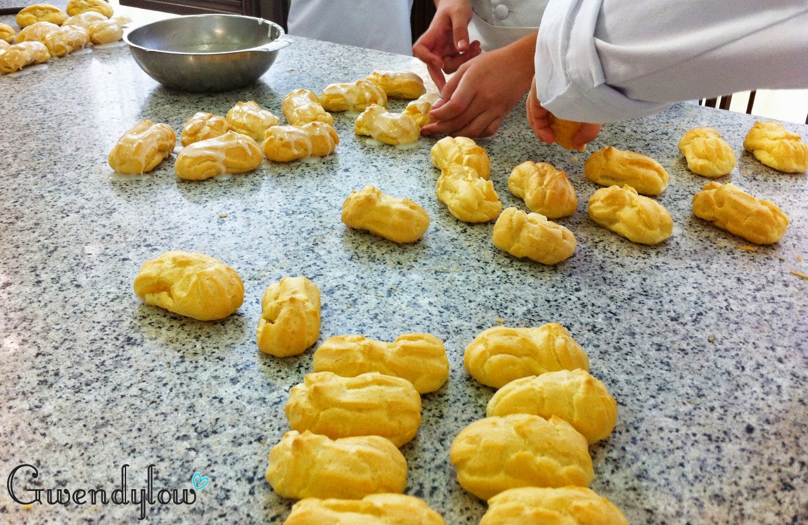 Palos de Jacob - Receta Pasta Choux y crema pastelera - Ñam, Ñam!!!