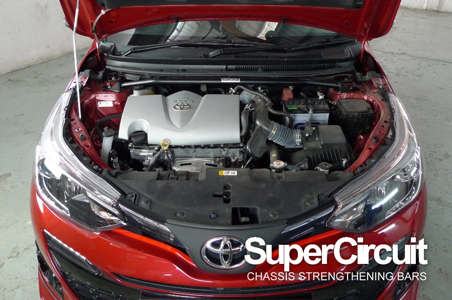 SUPERCIRCUIT CHASSIS STRENGTHENING BARS: Toyota Yaris Hatchback (XP150 ...