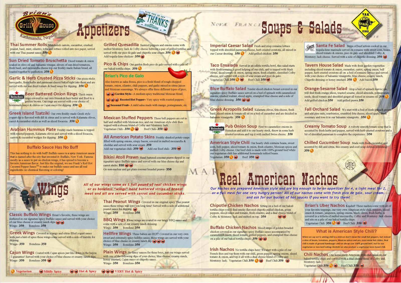 Mr. Smith Goes to Kathmandu: Making a Menu in Nepal