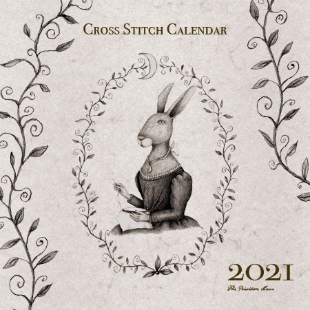The Primitive Hare: CROSS STITCH CALENDAR 2021