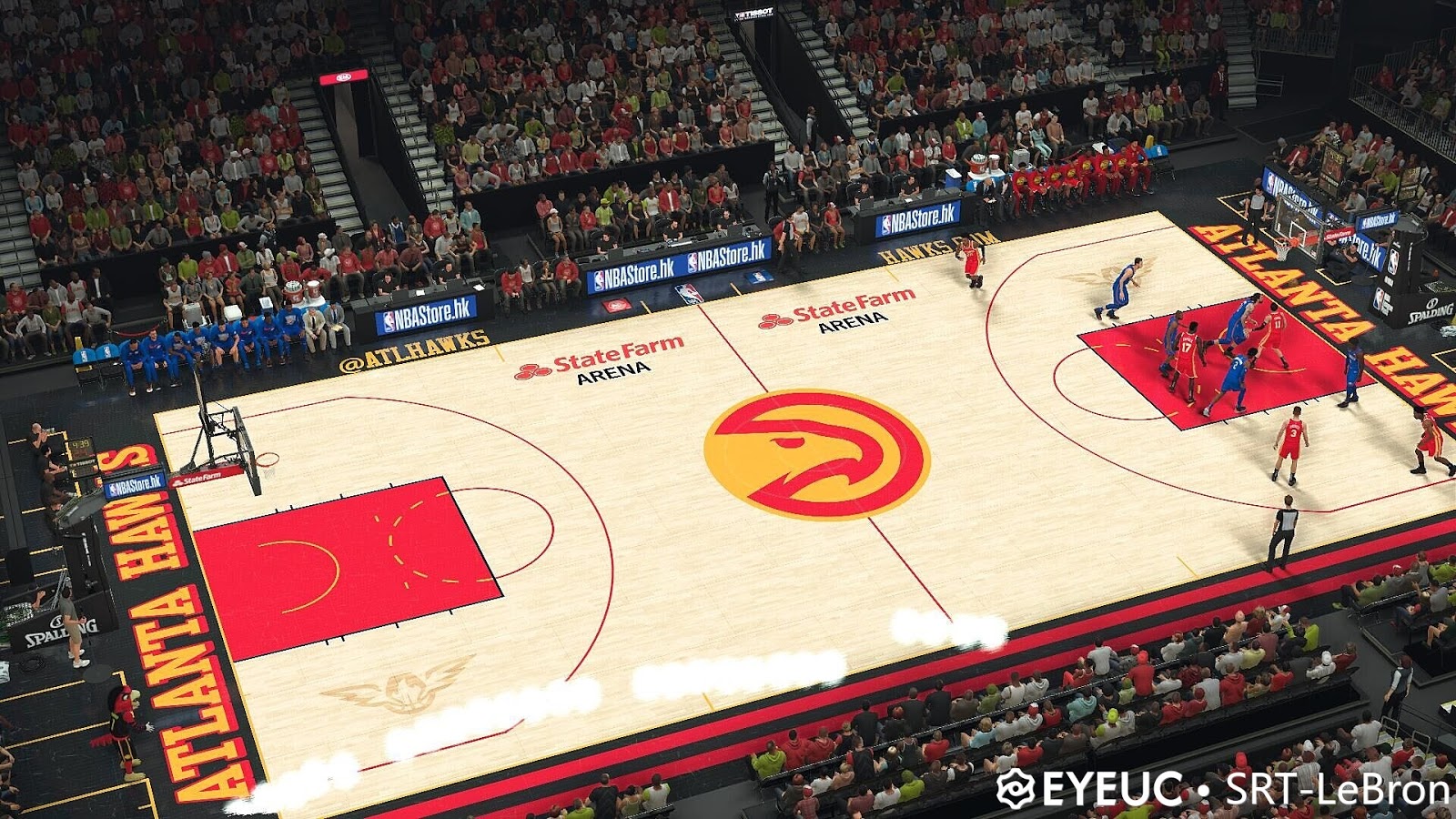 Atlanta Hawks Court 20-21 Season by SRT-Lebron [FOR 2K21]