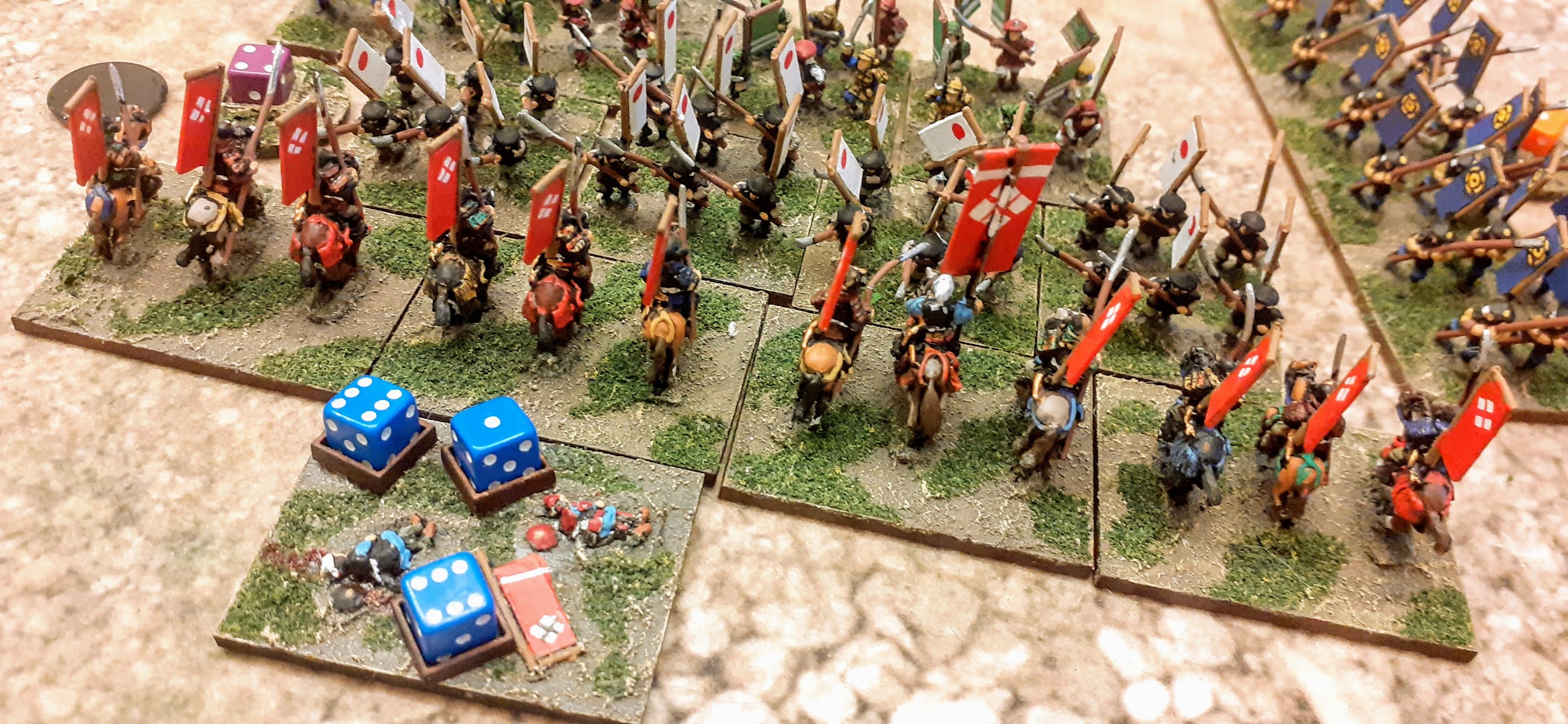 10mm Samurai game using Fantastic Battles rules