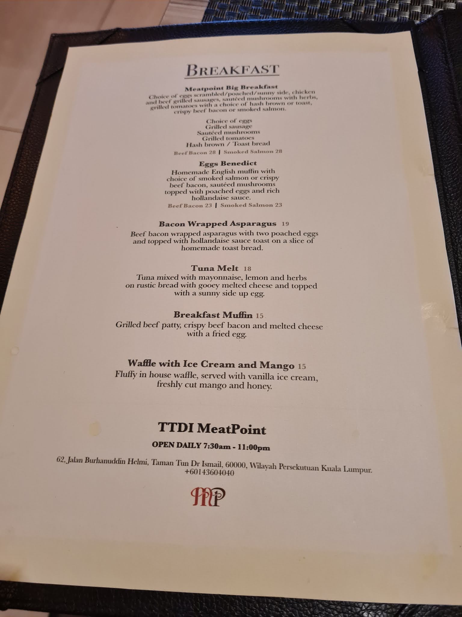 ttdi meat point menu - EmmaleetaroWall