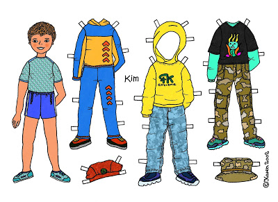 Anton Paper Doll | Paperized Crafts