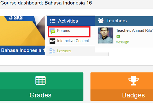 Cara Mengikuti Forum Diskusi di E-Learning UT