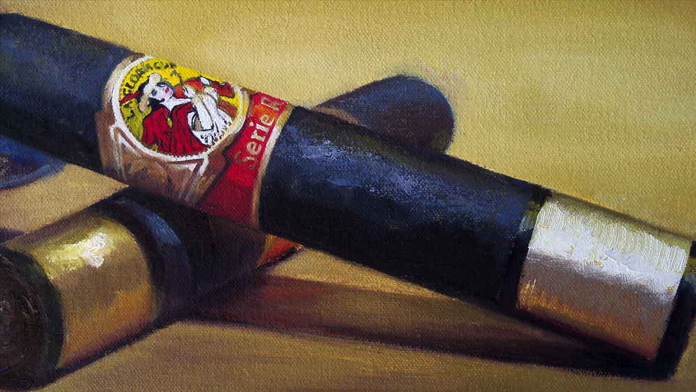 Beer Paintings - Paying tribute to fine beer with fine art.: Beer & Cigars