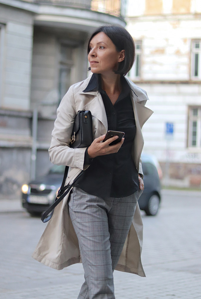 Codzienny trencz - Minimalissmo. Blog modowy