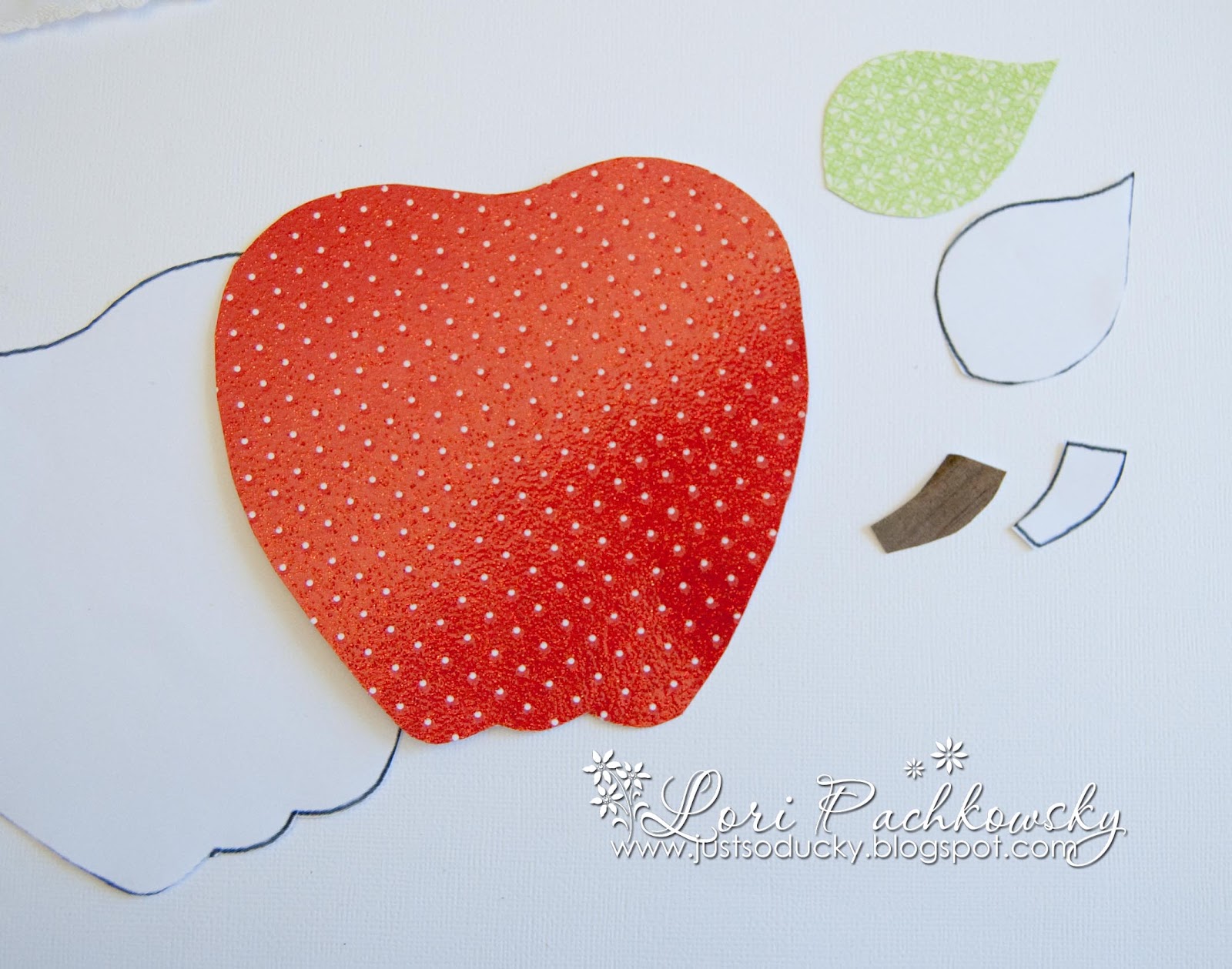 Whiff of Joy - Tutorials & Inspiration: Apple Shaped card