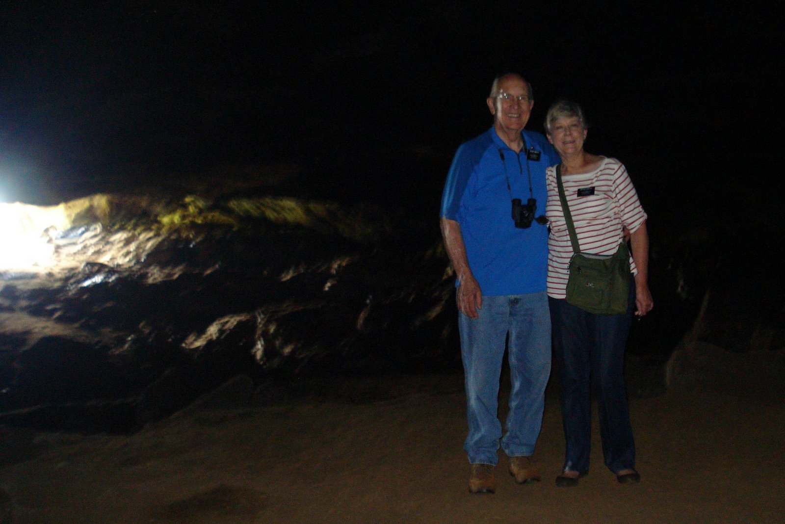 Jon and Marianne Hunter in Kenya: Inside Kitum Cave