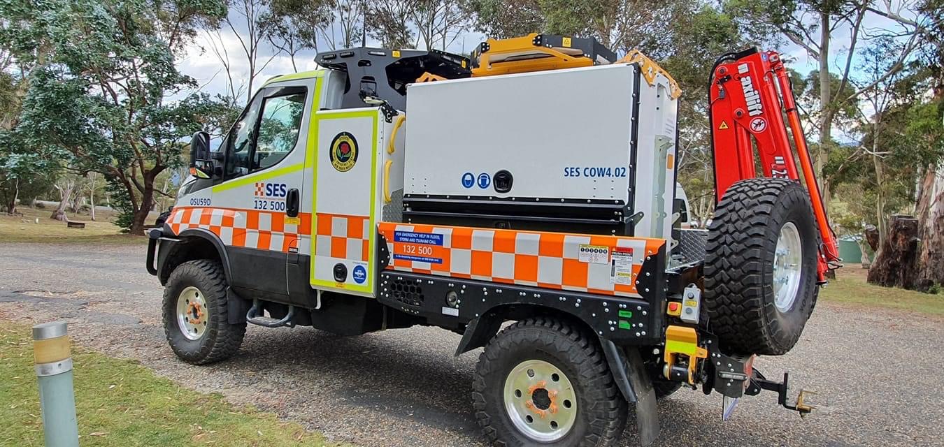 NSW RADIO AND COMMUNICATIONS - by Michael Bailey: SES COWS (Cell On Wheels)