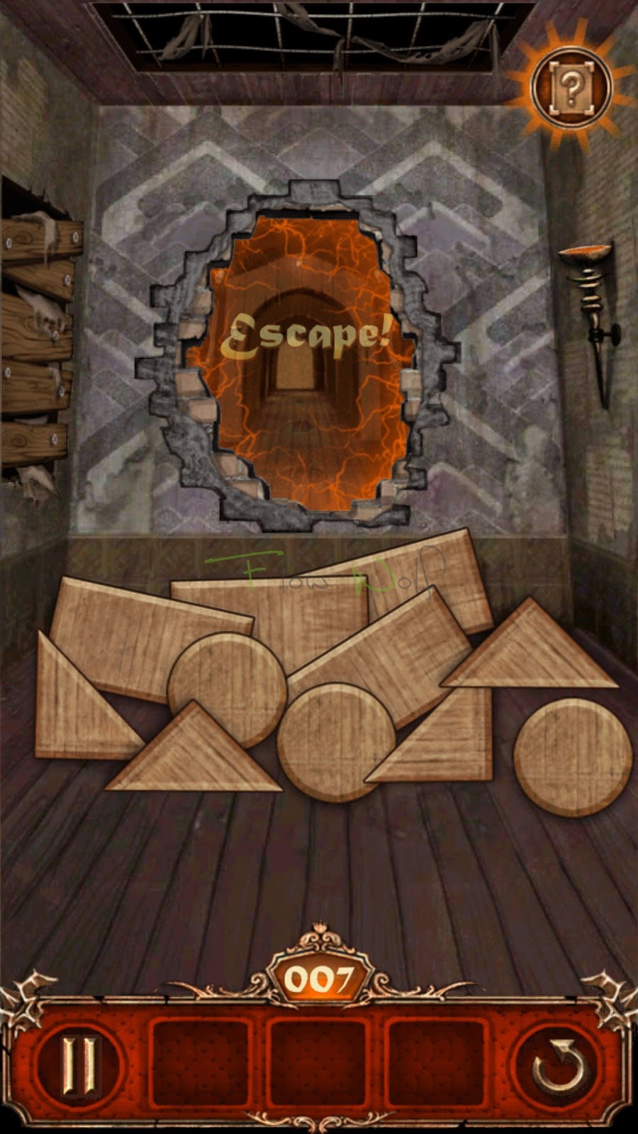 Escape Action - level 7 - Solution - Walkthrough 1app4me - Solution Jeux 1app4me