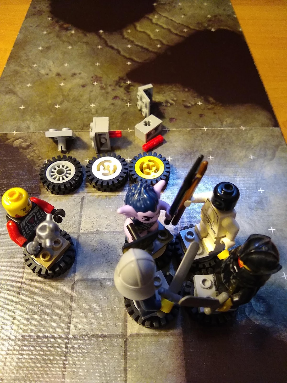Lego Game Master: Wheels as Bases