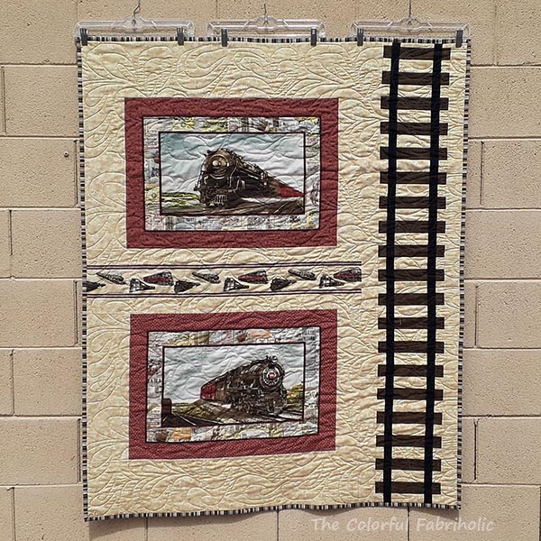 The Colorful Fabriholic: The Railroad Quilt