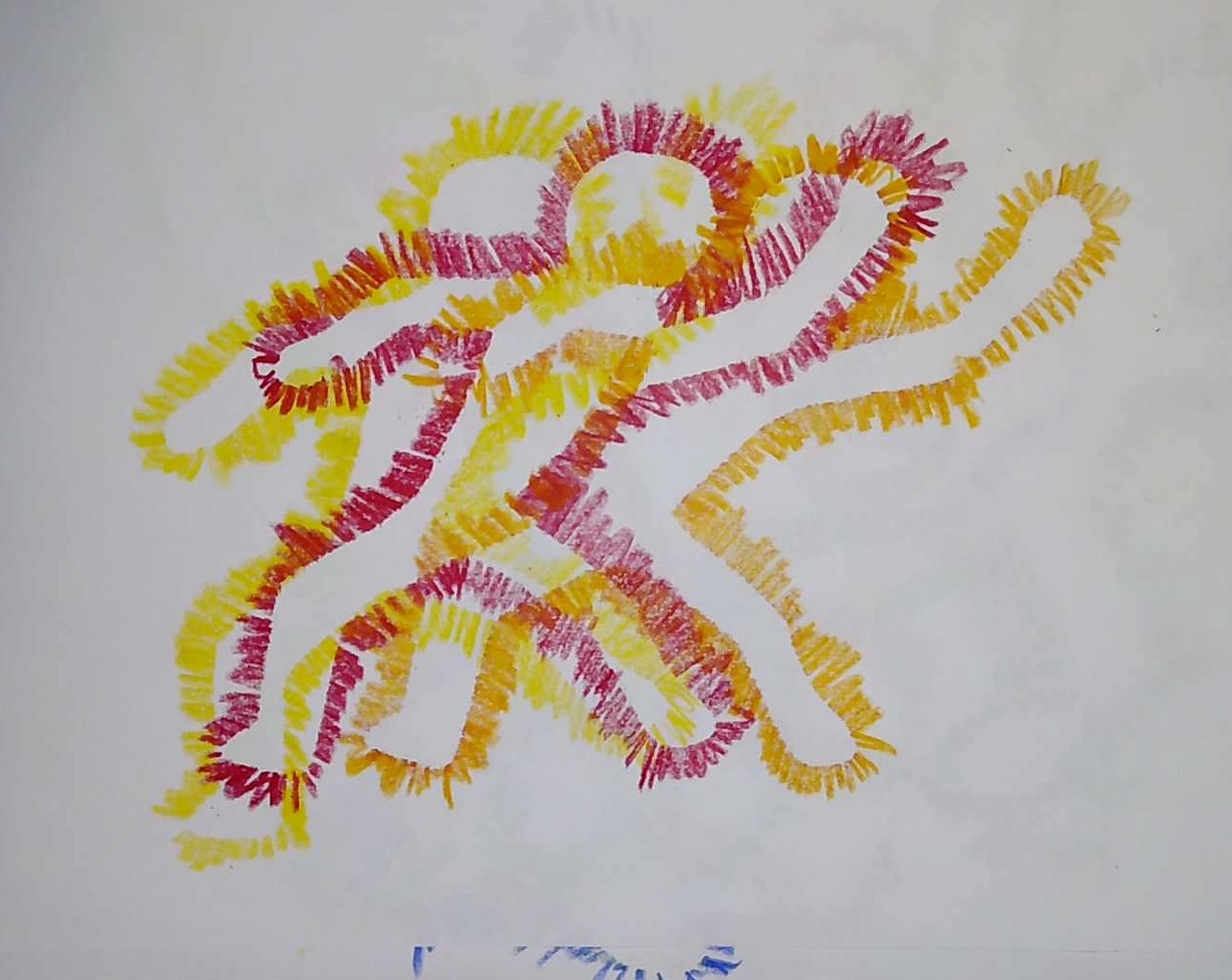 Moving Scribble People