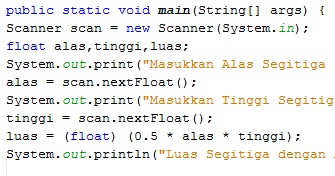fahtul abdul rahman: Membuat Program Menghitung Luas Segitiga dengan ...